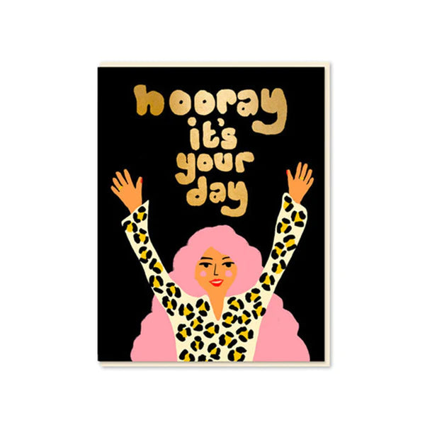 Hooray It's Your Day Card – Wander + Laze