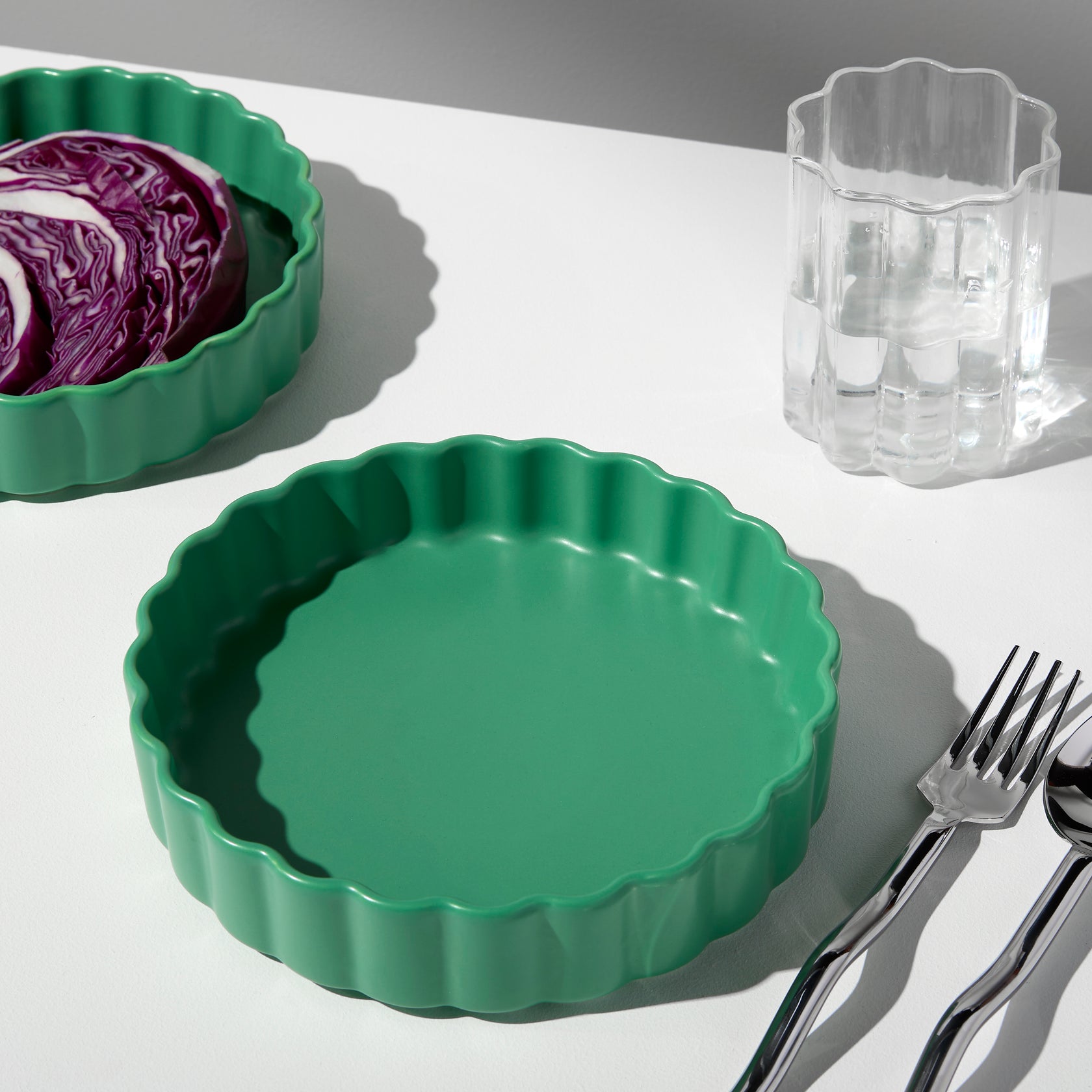 Ceramic Wave Bowl Set of 2 – Wander + Laze